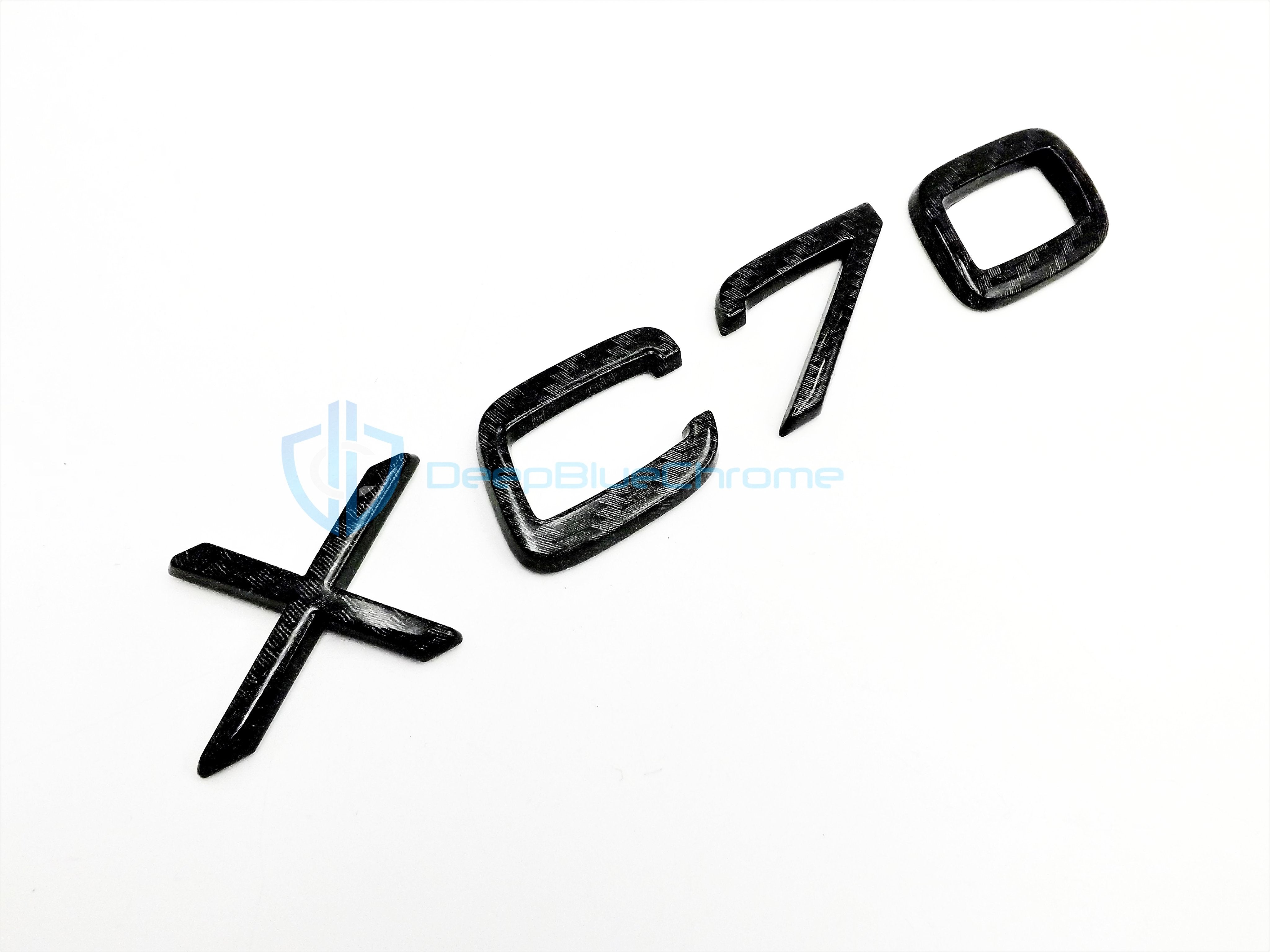 Volvo XC70 Carbon Fiber Emblem 08-16 OEM – Deep Blue Chrome