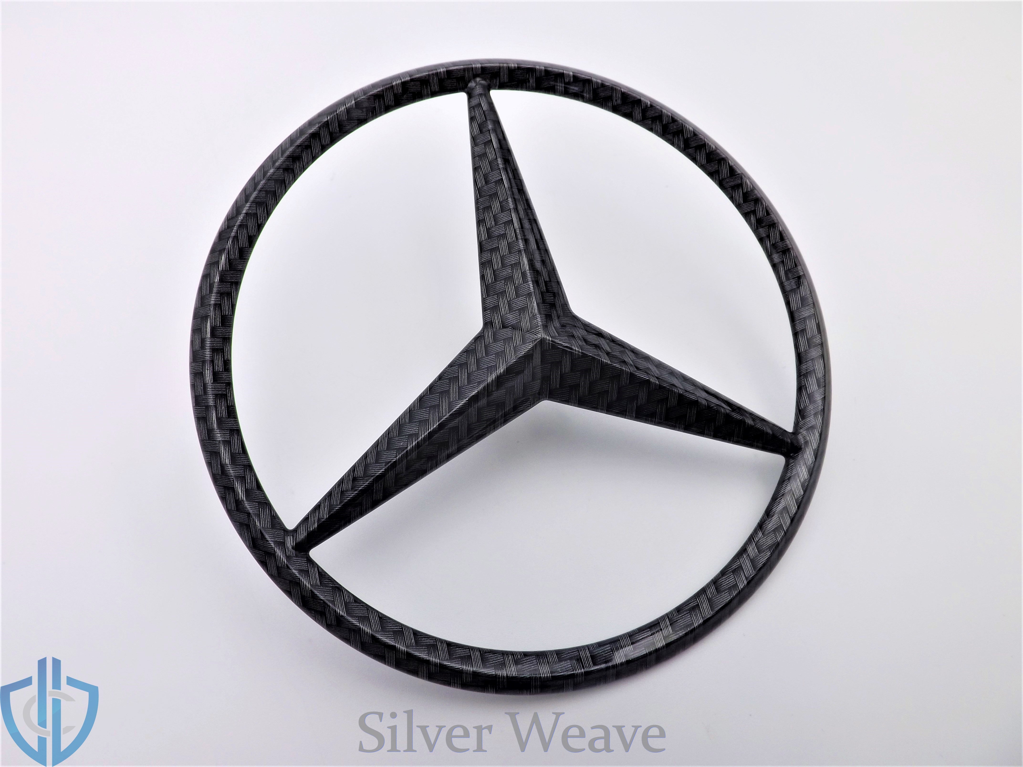 MB GLC-Class 2016 GLC300 Carbon Fiber Star Emblem Rear Tailgate OEM Ba ...